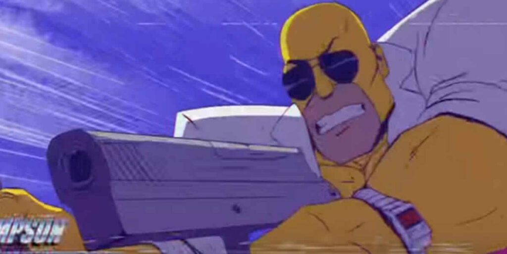 Los Simpson: Impactante intro de los 80 con Miami Vice » Crónica Viva